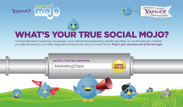 ภูมิใจเสนอ Yahoo! Mojo คุณเป็นคนใช้ Twitter แบบไหน