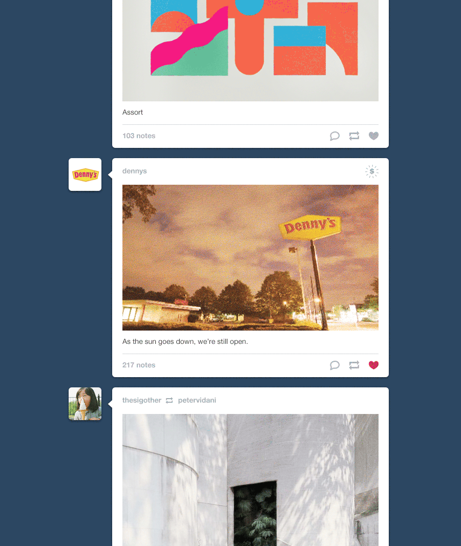 Tumblr ใส่โฆษณาแบบใหม่ทั้งในแอพและเว็บแล้ว